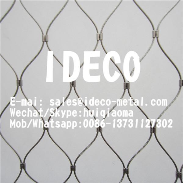 Stainless Steel Wire Rope Mesh Ferruled, Flex Mesh, Rope Mesh, Wire ...
