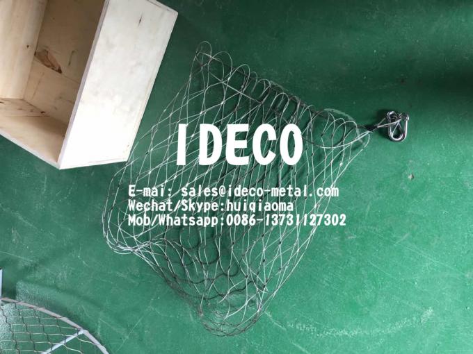 SS316 Marine Drop Safe Rope Nets, Drops Safety Mesh, Falling Safe Wire ...