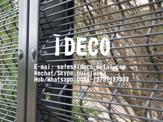 Securifor 3D Welded Mesh Panel Fencing, V-Curved 358 High Security ...