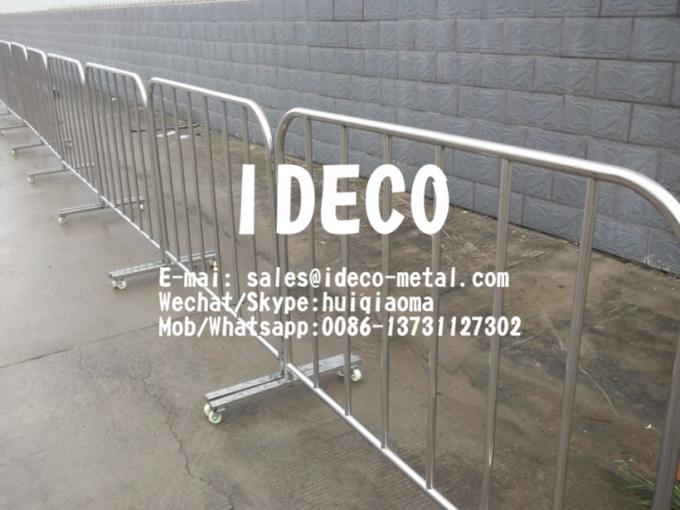 Temporary Fences, Movable/Mobile Steel Barricades, Portable Crowd ...