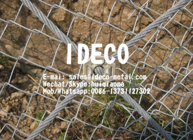 Wire Rope Mesh Cable Nets Slope Protection, Rock Fall Catch Fences ...