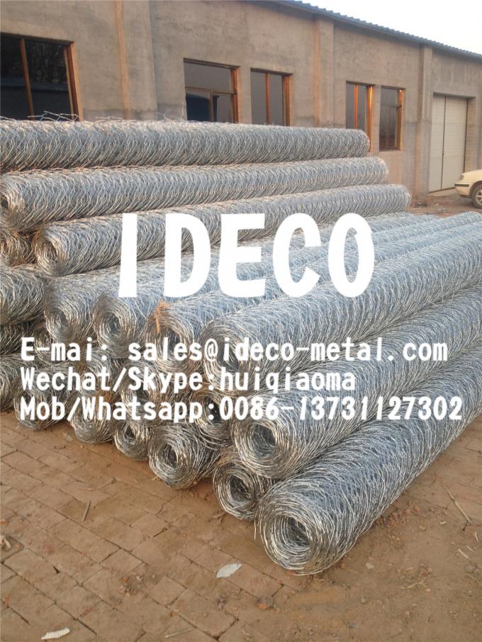 Rockfall Barriers Hexagonal Woven Wire Mesh, Rock Fall Catch Fences ...