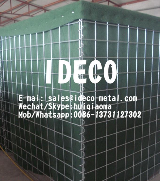 Hesco Barrier, Hesco Concertainer Security Bastion, Rapid Deployment ...