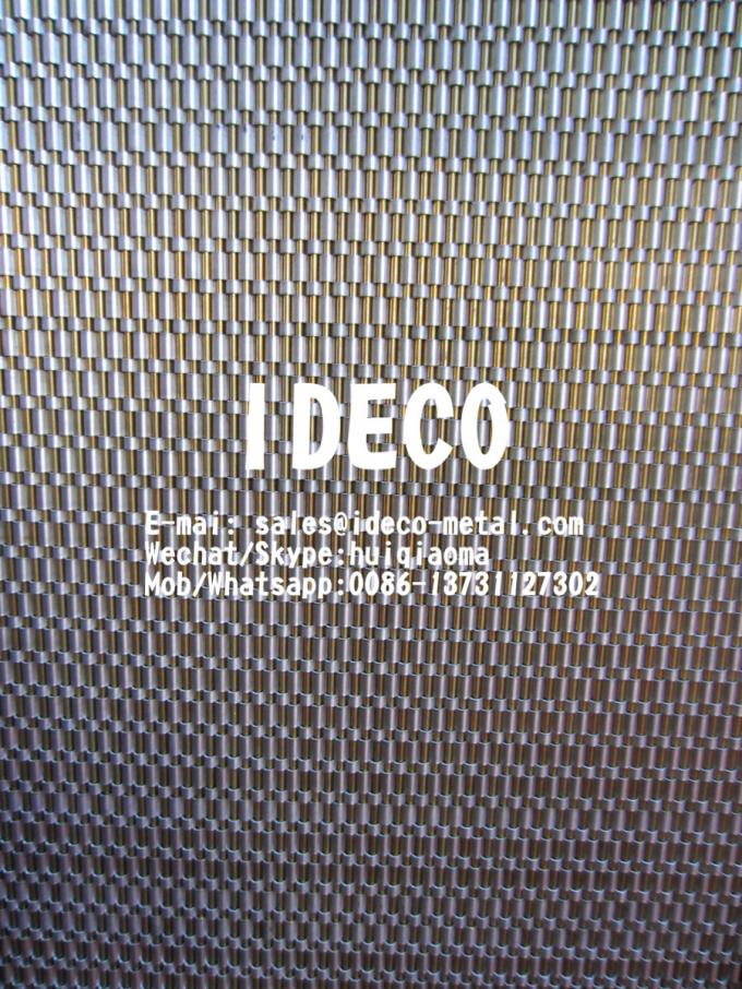Elevator Decorative Wire Mesh, Elevator Wall Cladding Mesh, Channel ...