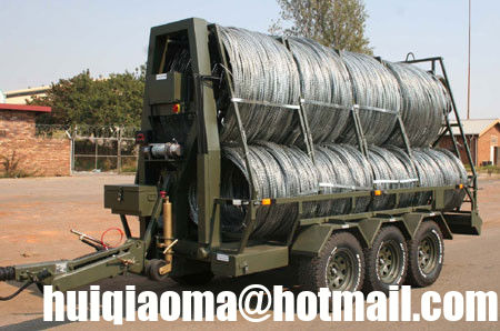 Triple Strand Mobile Concertina Wire,Rapid Deployment Razor Wire,Razor ...