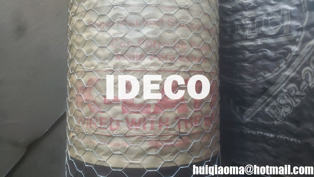Paperback Stucco Netting, Self-Furred Hexagonal Woven Wire Lath, Stucco ...