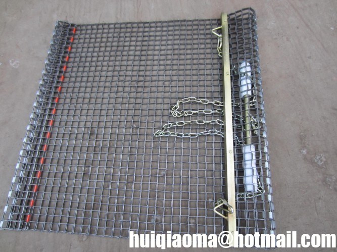 Colour-plated Drag Mats with Metal Chain Bridle,Pulling Handle of Metal ...