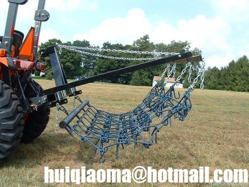 8FT Chain Harrow Landscape Lawn Drag Arena ATV Rake,Flexible Pasture ...