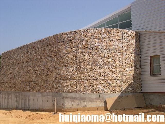 Rock-filled Gabion Retaining Walls|Stone Gabion Walls and Fencing|Wire ...