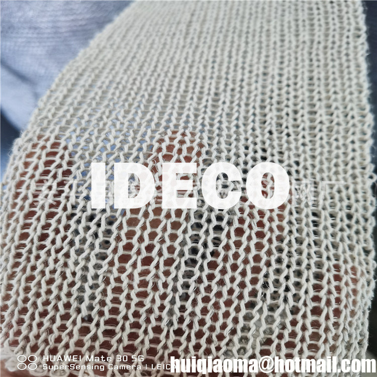 Cotton Yarns and SS304/316 Co-Knitted Wire Mesh, Slash-Proof Mesh, Knit ...