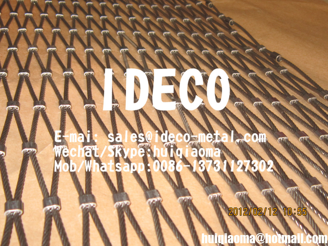 Architectural Stainless Steel Cable Mesh X-TEND, Inox Wire Rope Net ...