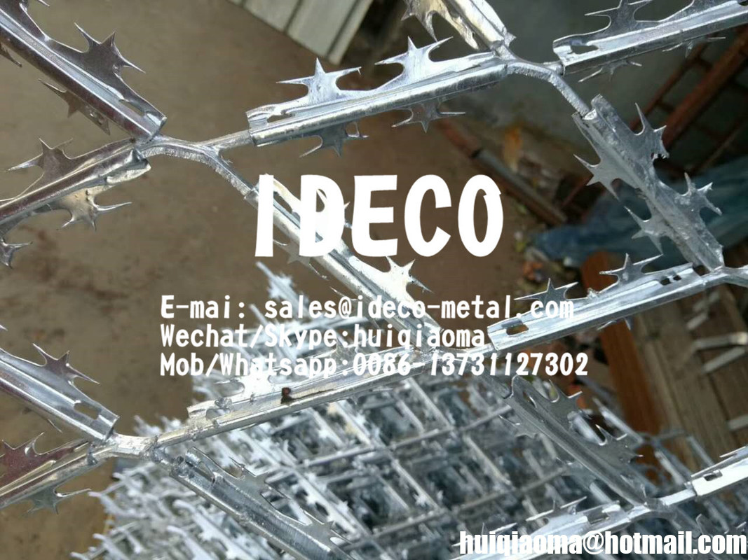Heavily Galvanized Expanded Metal Razor Mesh Panels, Welded Razor ...