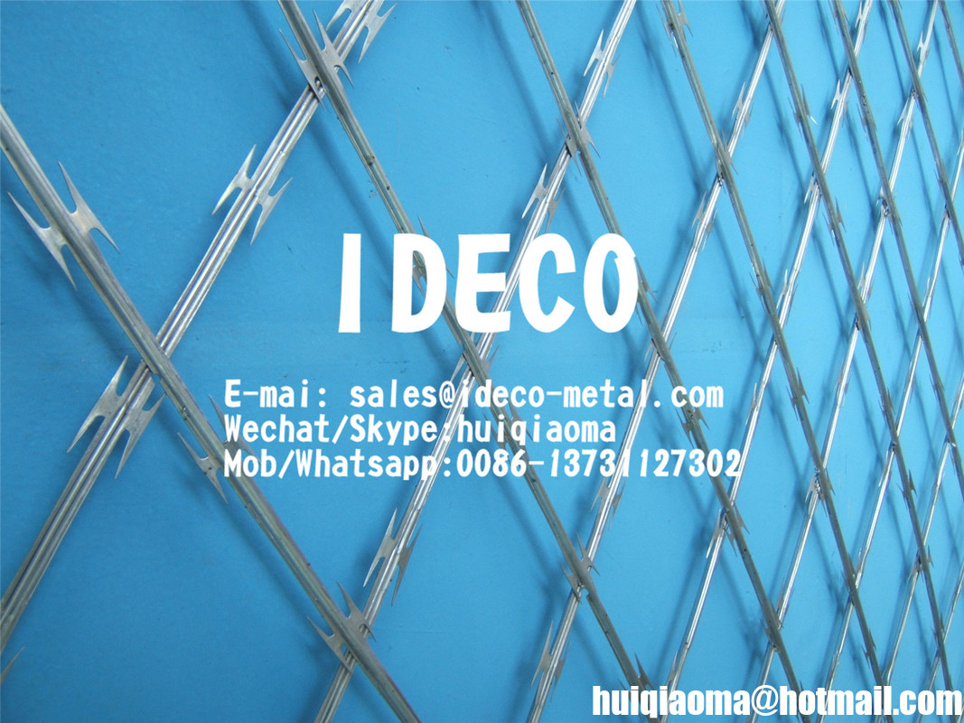 Welded Ripper Razor Mesh, Diamond Razor Mesh, Razor Blade Fences ...