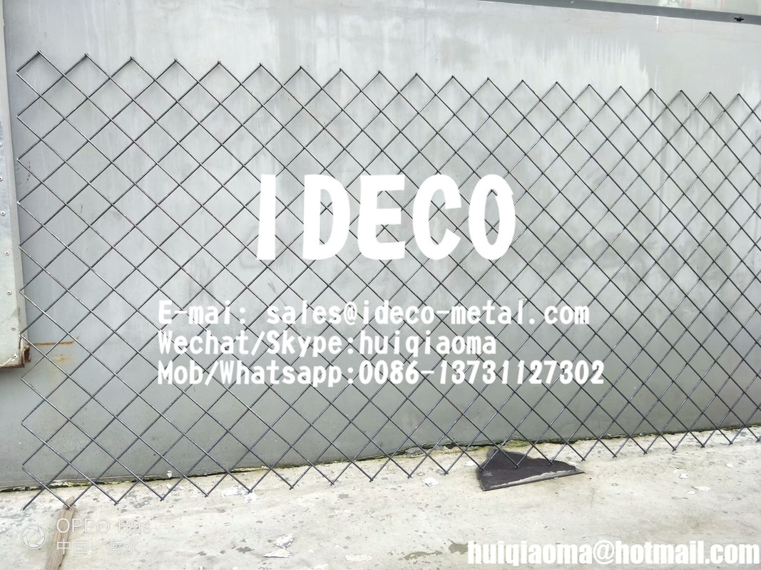 Stainless Steel Diamond/Rhombus Opening Welded Wire Mesh Panels ...