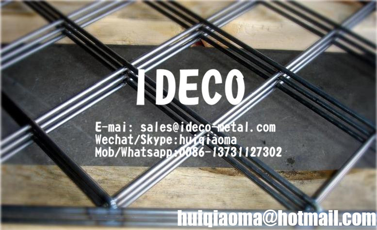 Rhombus/Diamond Opening Pattern Welded Wire Mesh Panels, Diamond Welded ...