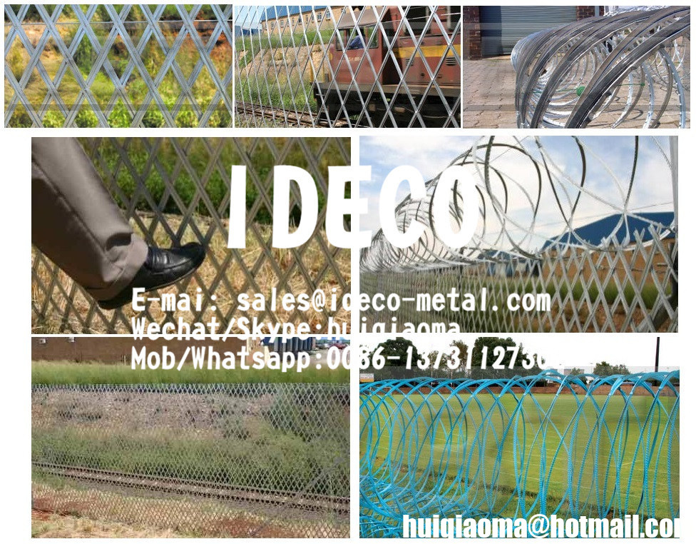 Stainless Steel Tangle Wire Concertina Coils, Tangle Tape Wall Topping ...