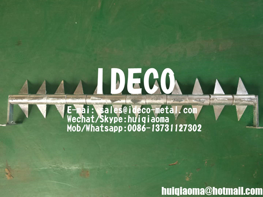 Rotary/Rotating Spikes Wall Security Toppings, Aluminium Single Rota ...