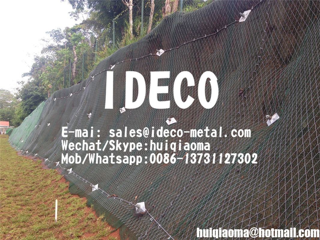 TECCO Mesh for Slope Erosion Control, Rockfall Barriers, Slope ...