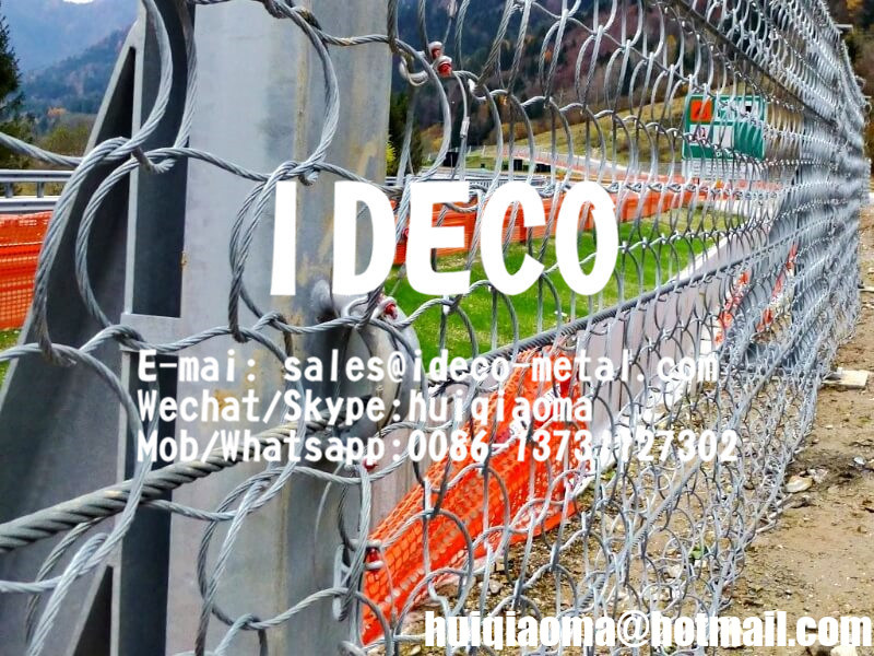 Omega Cable Nets Rockfall Avalanche Protection Fences, Debris Flow ...