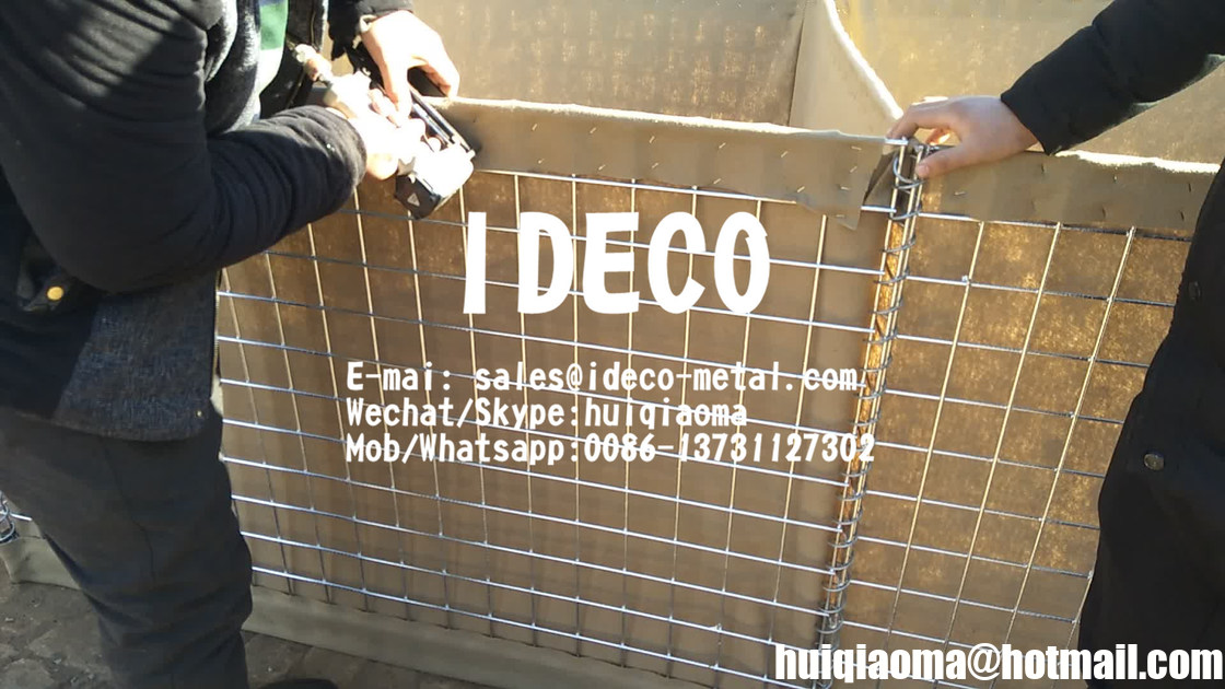 HESCO Concertainer Unit, HESCO MIL Defensive Barriers for Accommodation ...