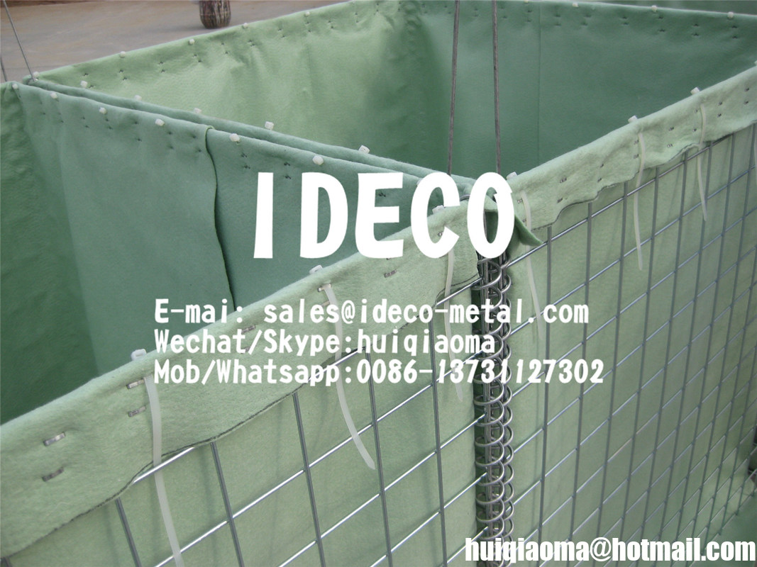 Hesco Flood Control Barriers in Stock, Wire Mesh Welded Gabion Baskets ...