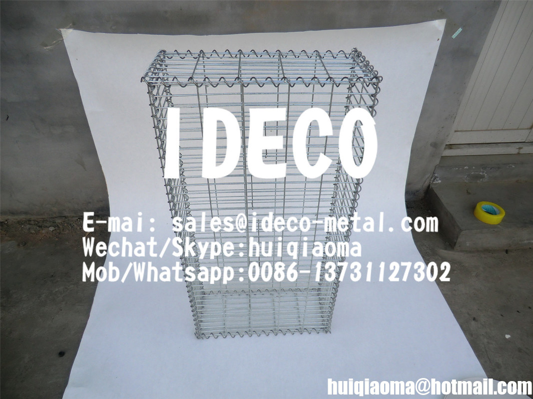Galvanized Steel Gabion Baskets Retaining Walls, Welded Gabion Boxes ...