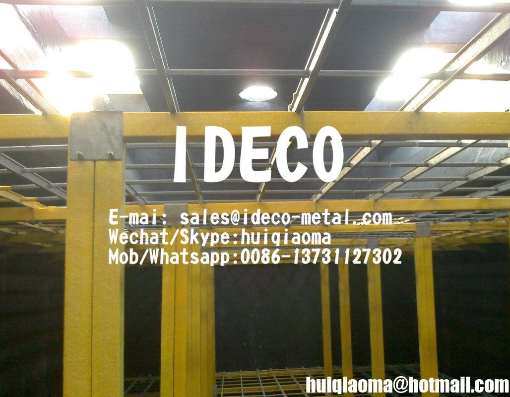 Pultruded I-Bar FRP Gratings, Fiberglass Grating Deck for Cooling Tower ...