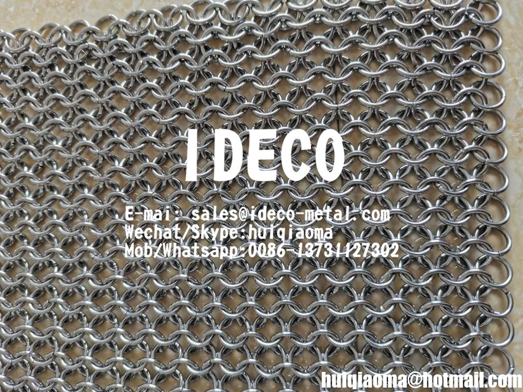 Stainless Steel Ring Mesh Chainmail Baking Cover for Beef/Pork/Lamb ...