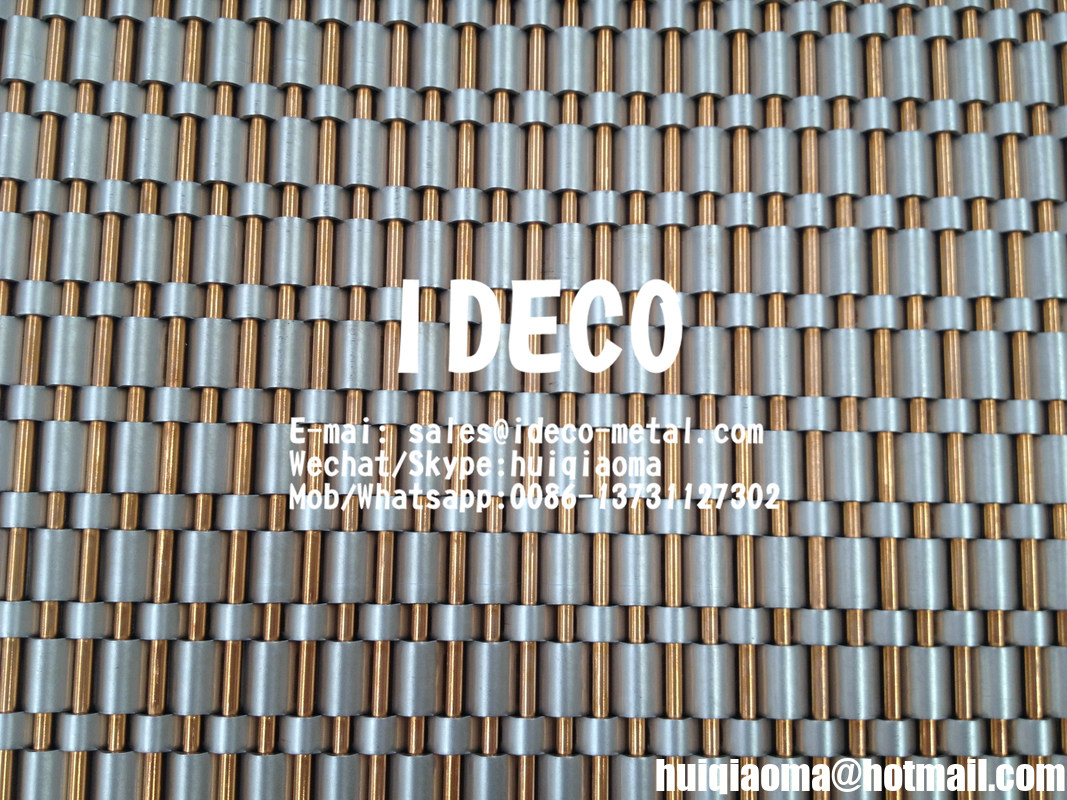 Elevator Decorative Wire Mesh, Elevator Wall Cladding Mesh, Channel ...