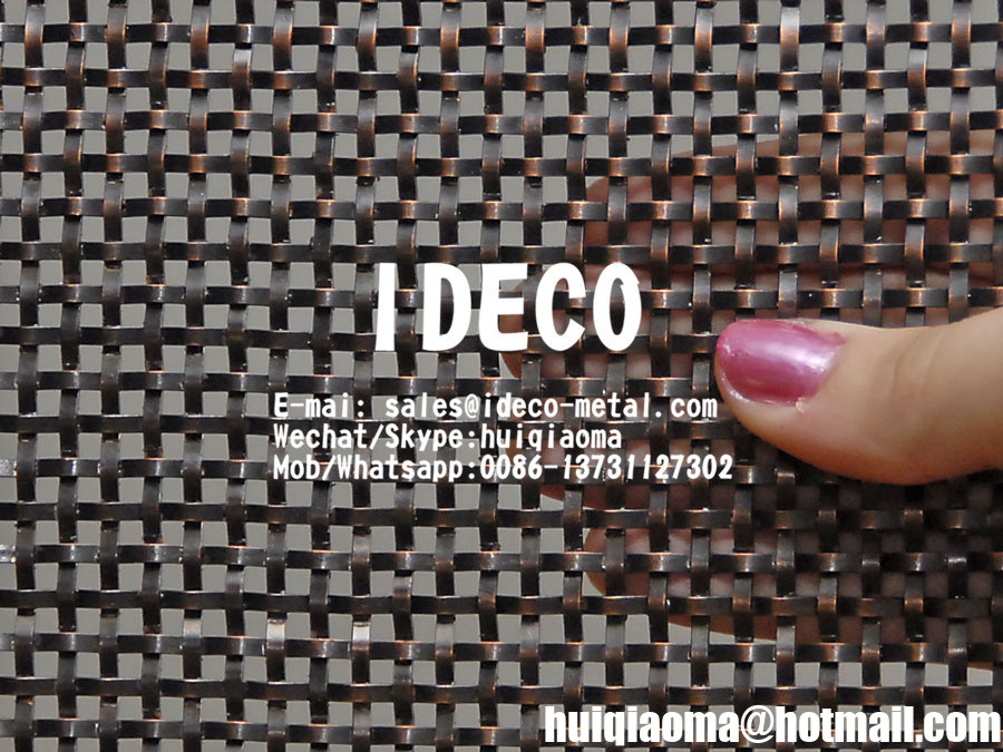 Architectural Wire Mesh, Ornamental Metal Woven Mesh, Decorative Woven ...