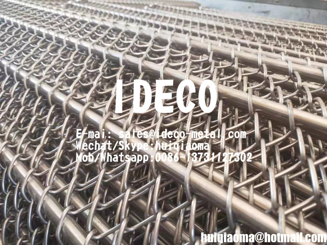 Conventional Weave Conveyor Belts, Spiral Chain Link Mesh Belting ...