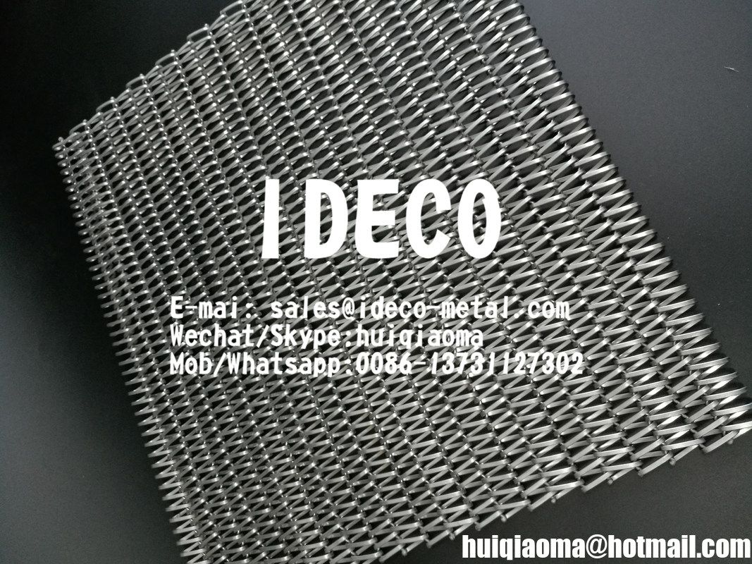 Flattened Wire Spiral Belts, Balanced Weave Metal Conveyor Belts, Glass ...