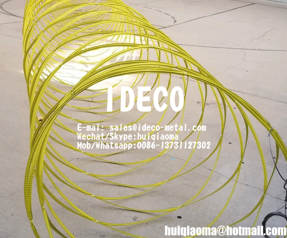 Barbless Concertina Coils, Tangle Tape Concertina, High Tensile Tangle ...