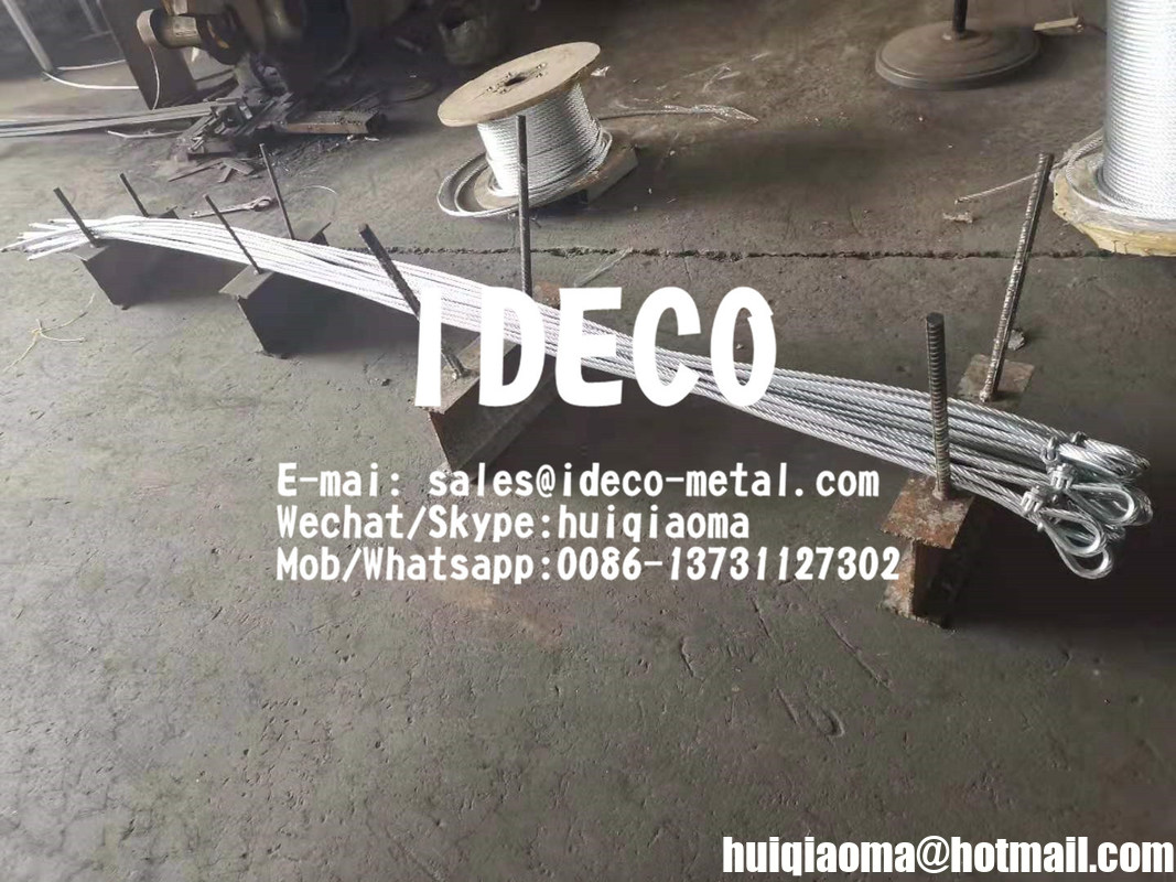 Steel Wire Rope Anchoring for Rockfall Avalanche Nets, Spiral Rope ...