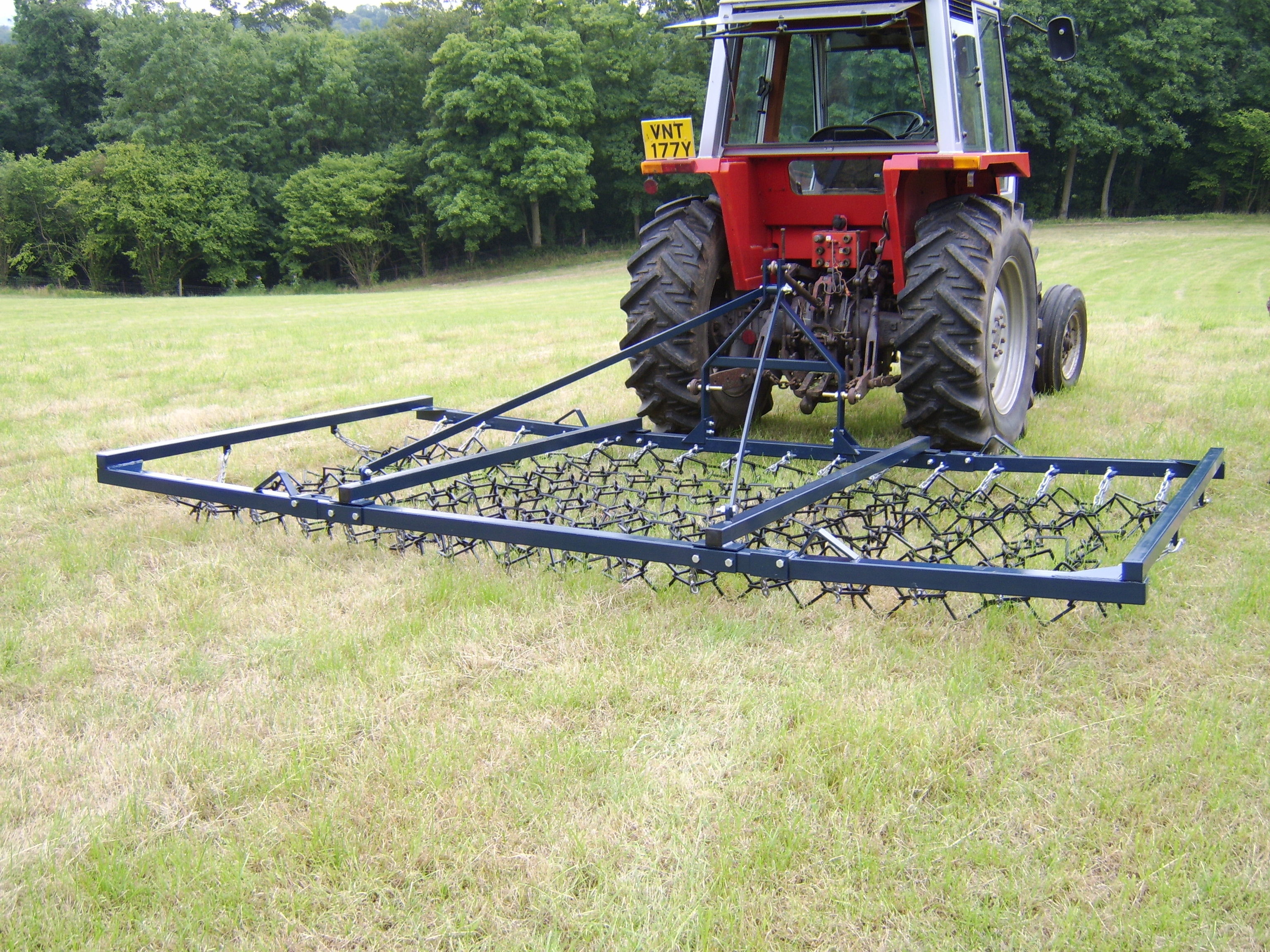 Chain Drag Harrow with Lawn Tractor,GHL12 12ft Wide