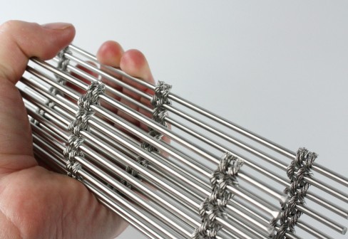 Decorative Facades Mesh type MULTI-BARRETTE for Outdoor Curtain Wall ...