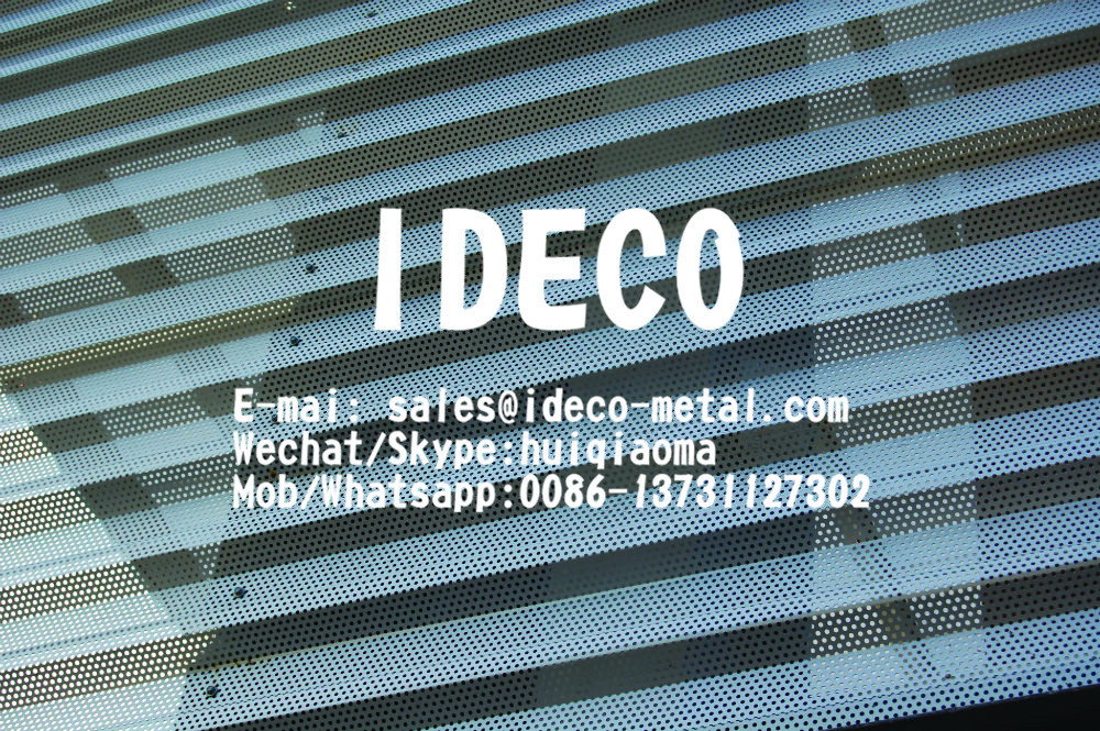 Decorative Screen 3D Curved/Bending/Corrugated Perforated Metal Sheet ...