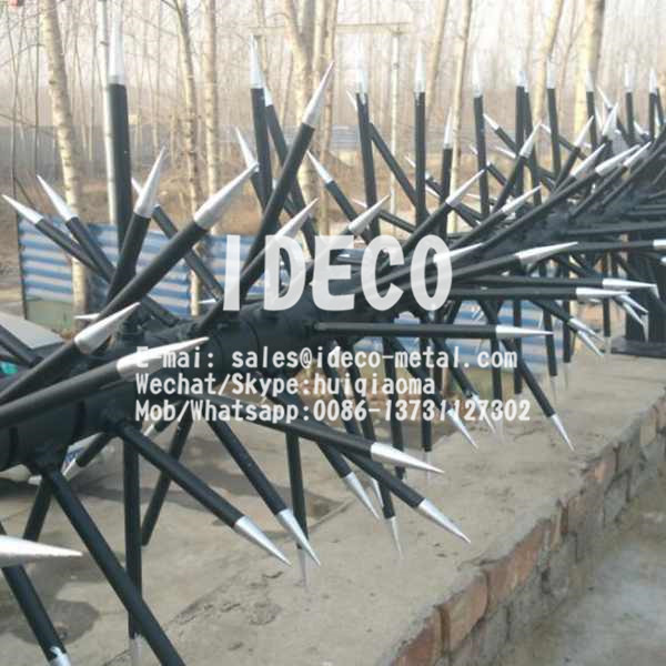 Heavy duty Rotating Fence Spikes, Rotatable Wall Spikes, High Security ...