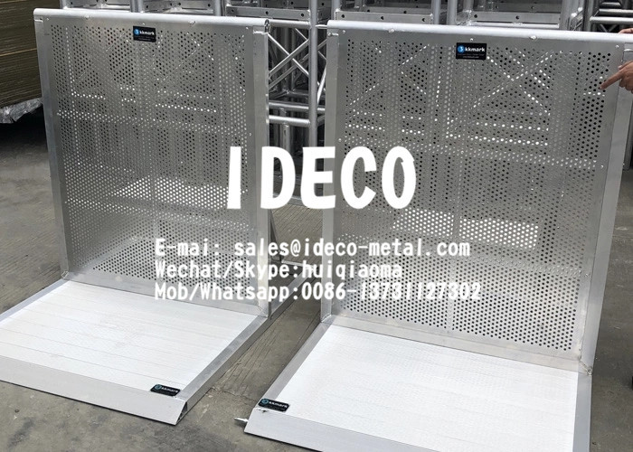 Aluminum Concert Crowd Control Fencing,Temporary Safety Barrier ...