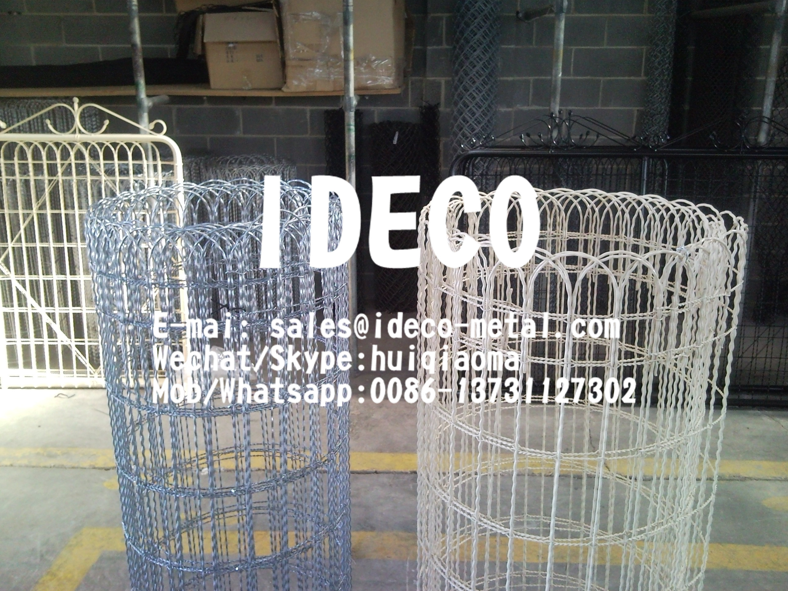 Garden Decorative Single & Double Loop Crimped Wire Fences, Scalloped ...