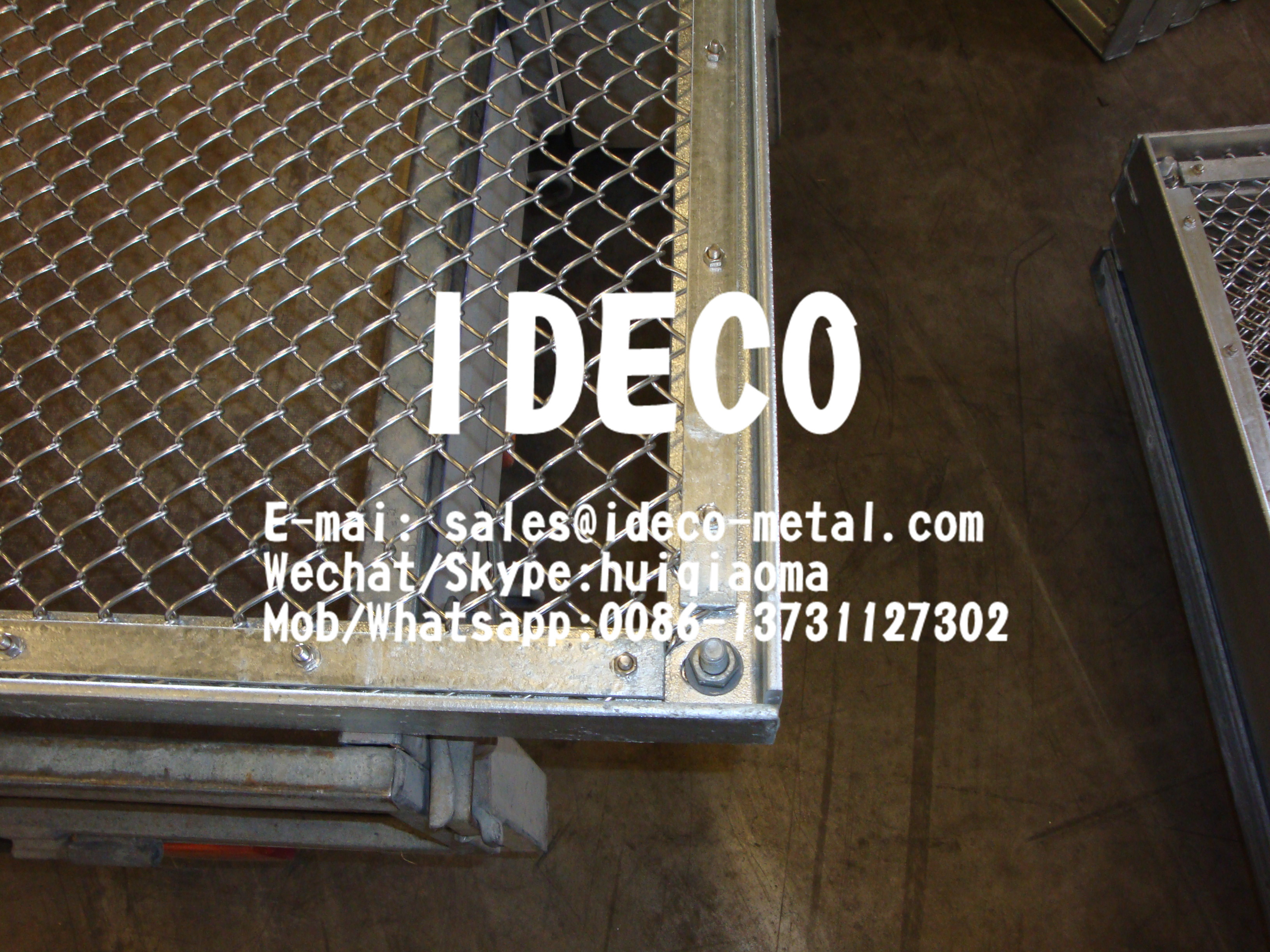 Aluminized/Aluminum Coated Mini Mesh Chain Link Fabric, High Security ...