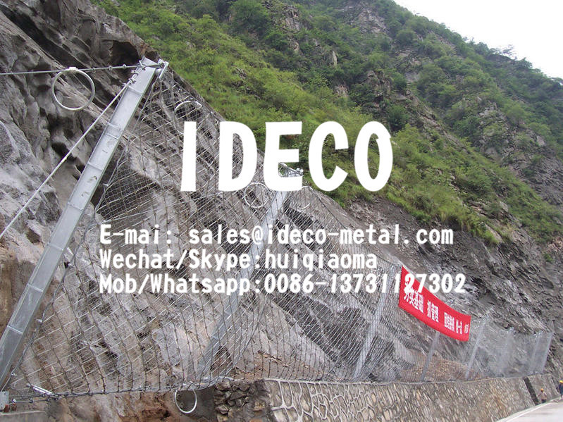 Cable Net Drapery, Wire Mesh Rope Net Drapes, Debris Fall Resisting ...