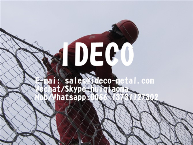 Rockfall Protection Ring Nets, Slope Drapery, High Tensile Steel ...