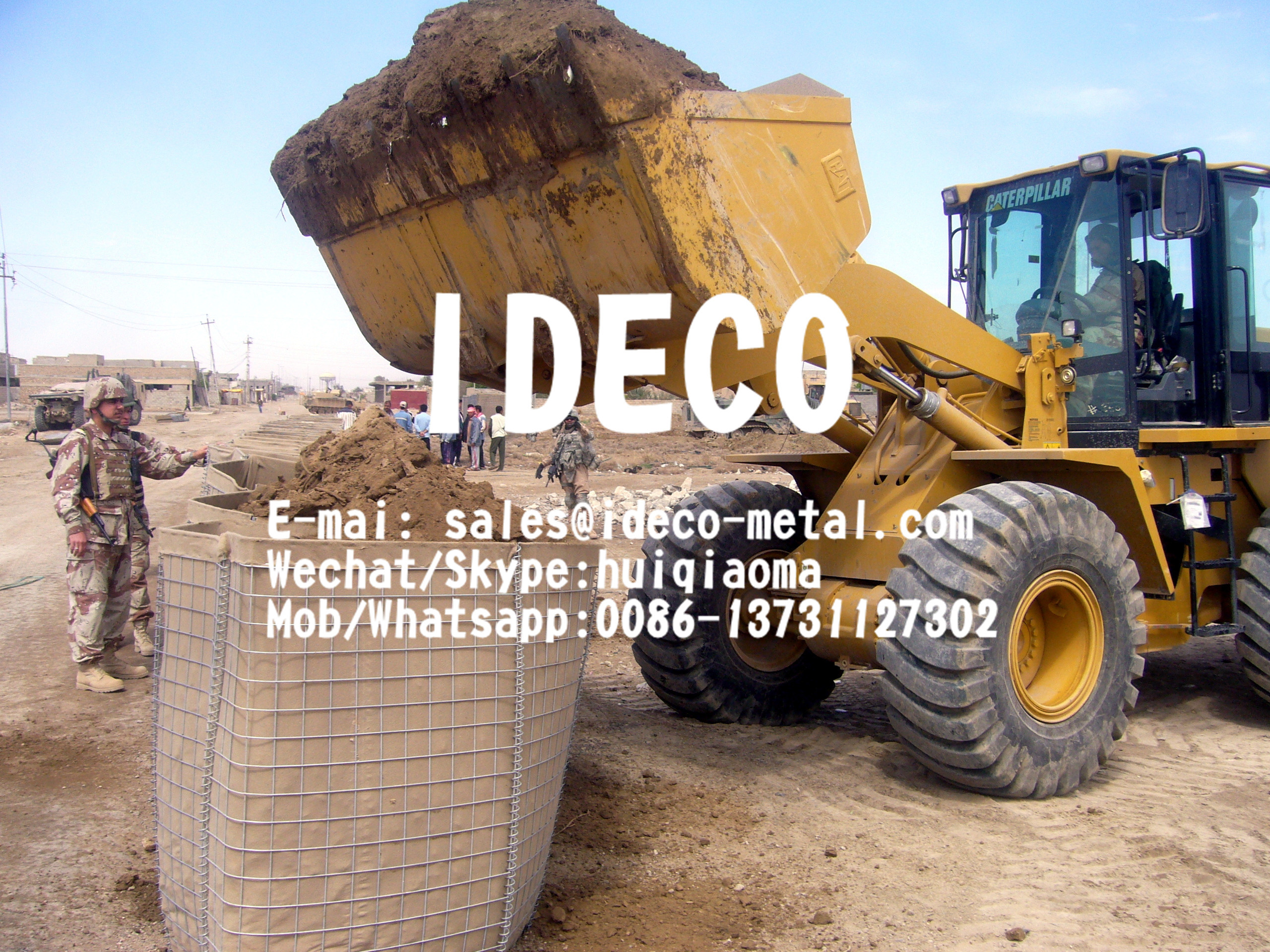 HESCO Barriers Blast Wall Plus EEC, Hesco Baskets Perimeter Security ...